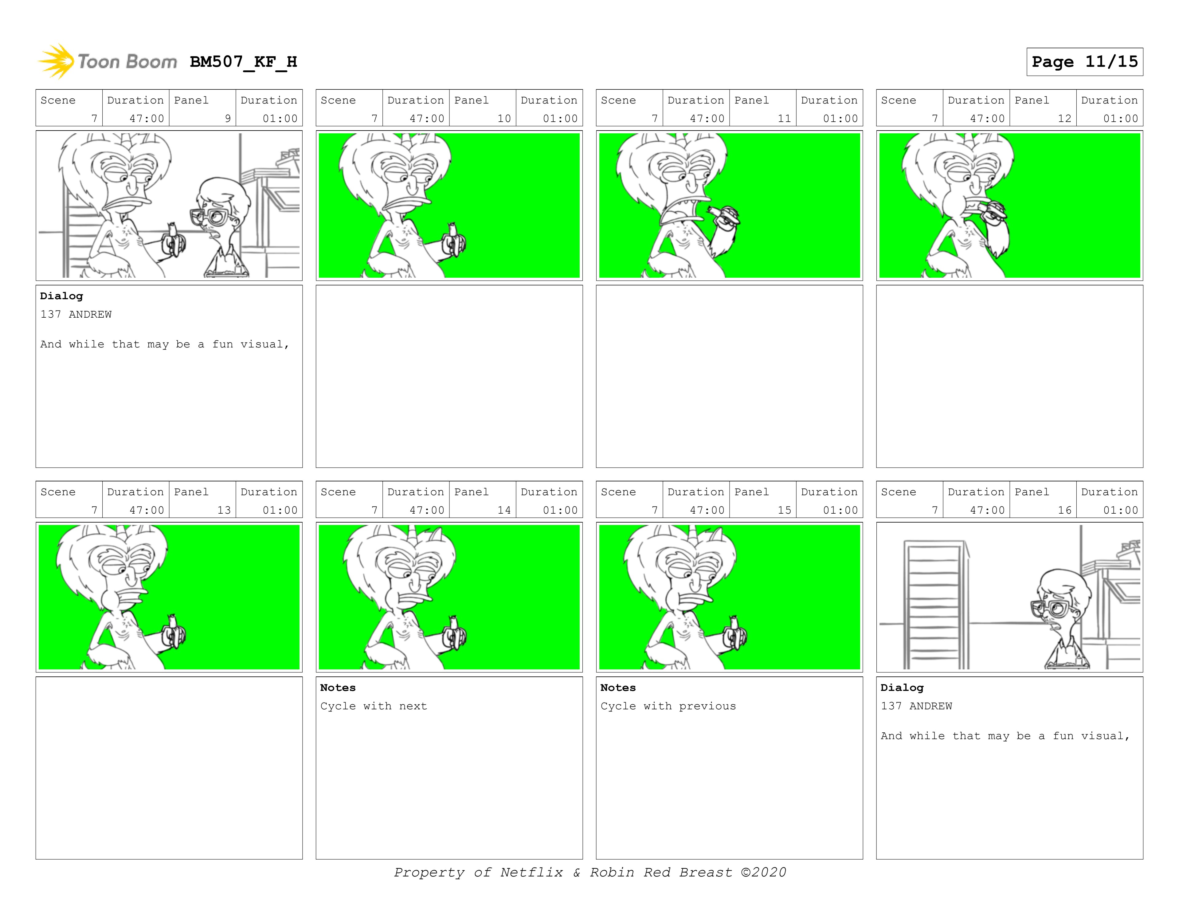 Big Mouth - Nick and Missy hate worms - Kaishu Mennella Story Artist