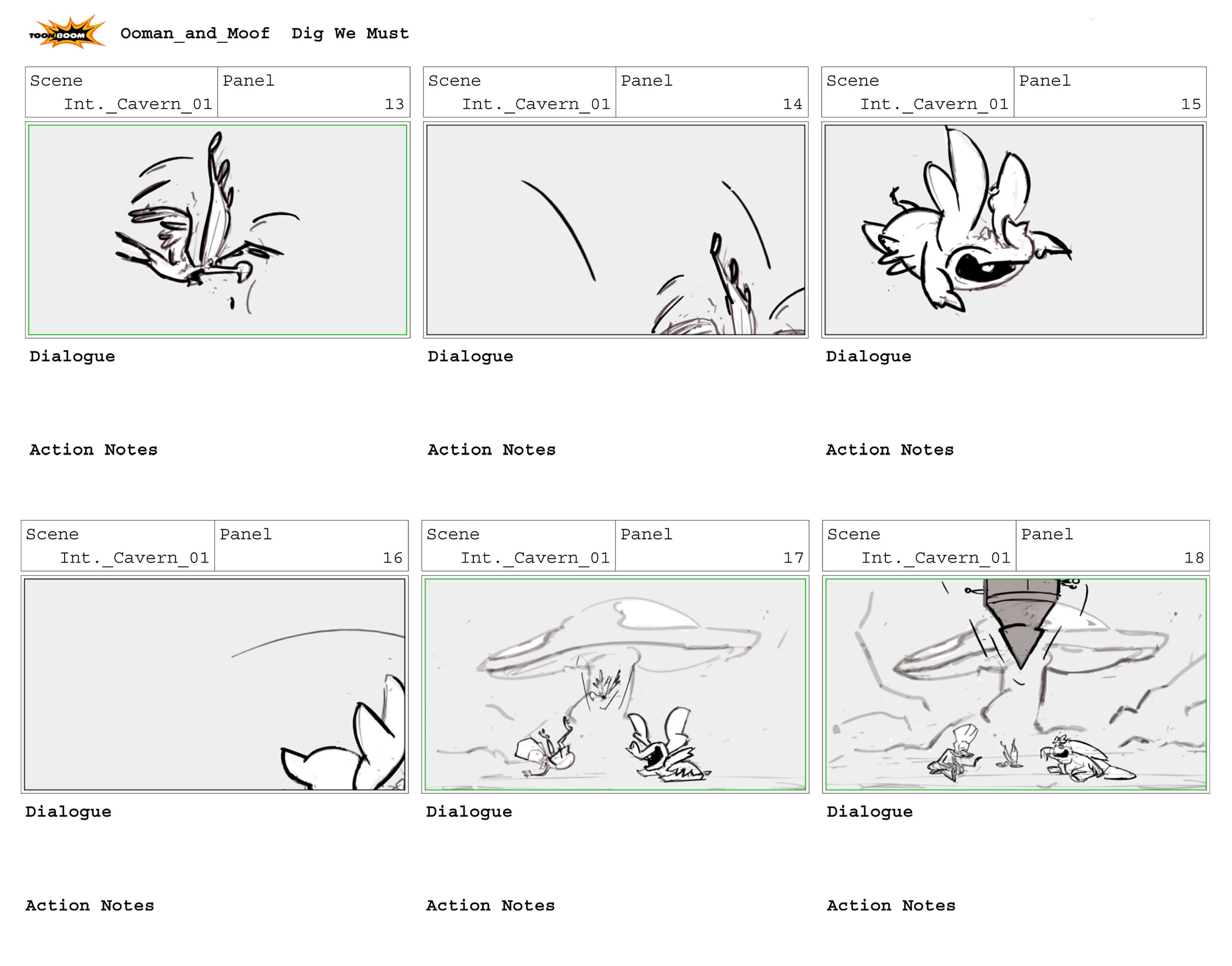 TV Animation Storyboard - Finlay Goodall